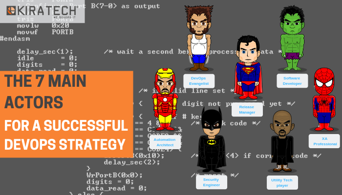 The 7 main actors for a successful DevOps Strategy